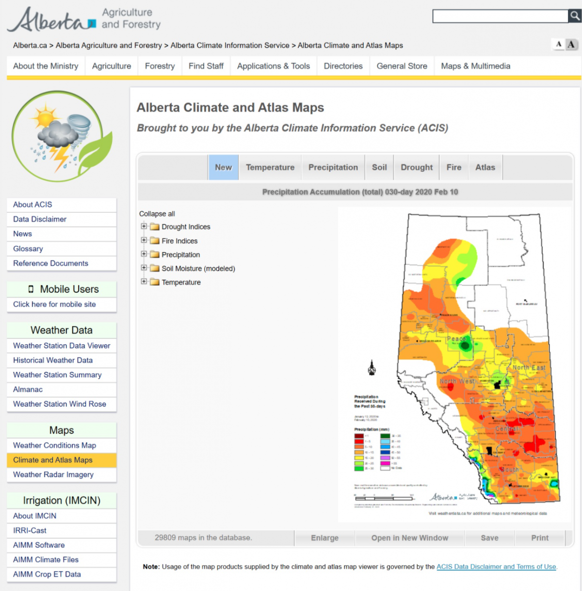 The Alberta Climate Information Service - Alberta Grains