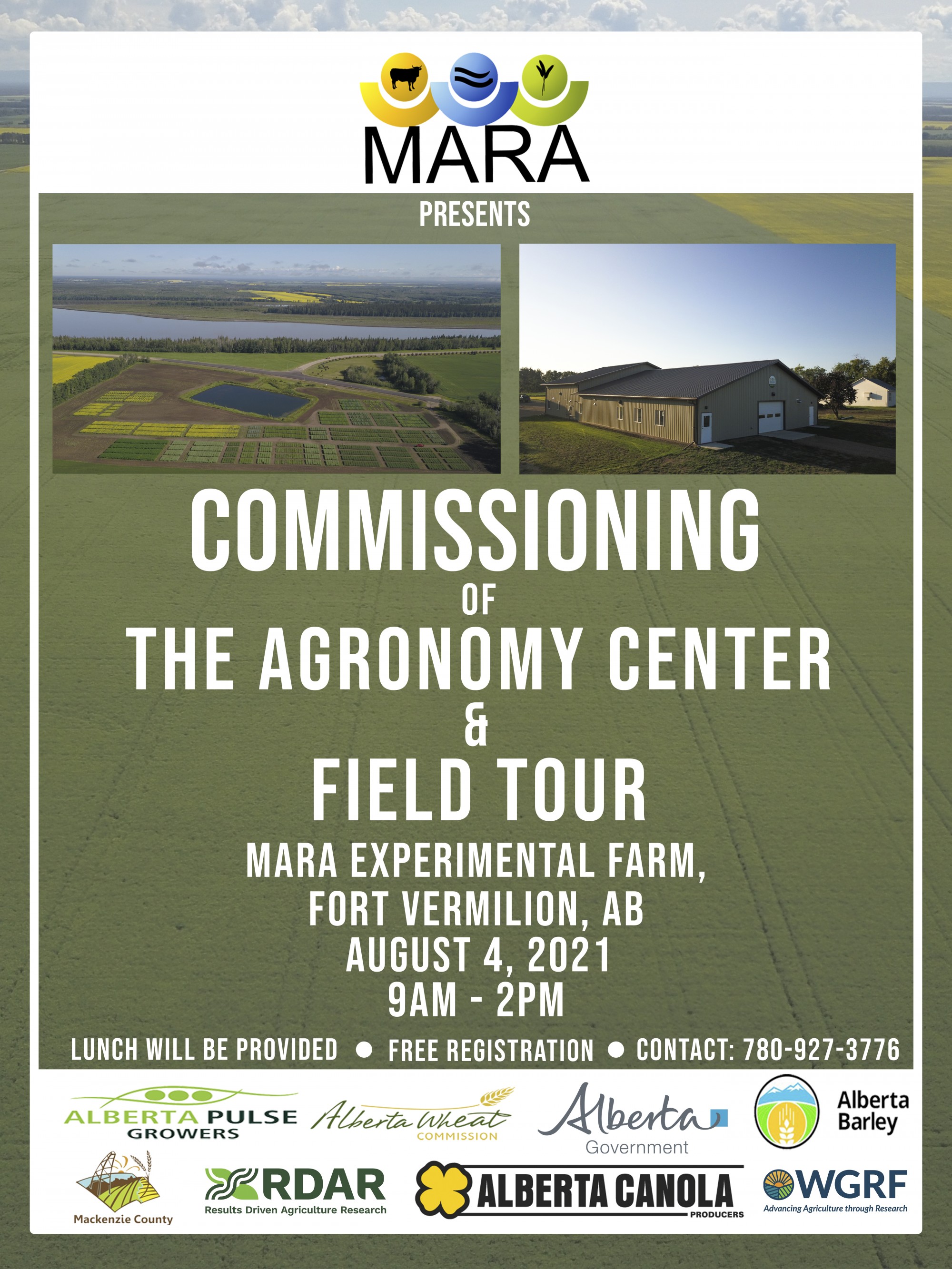Commissioning of the Agronomy Center and Field Tour - Alberta Grains