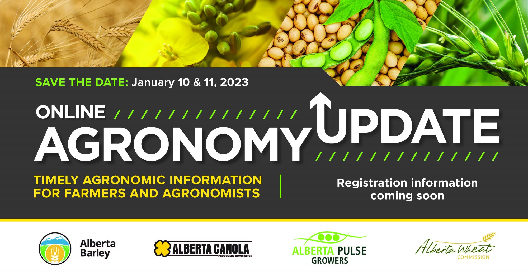 Save the date: Agronomy Update 2023 - Alberta Grains
