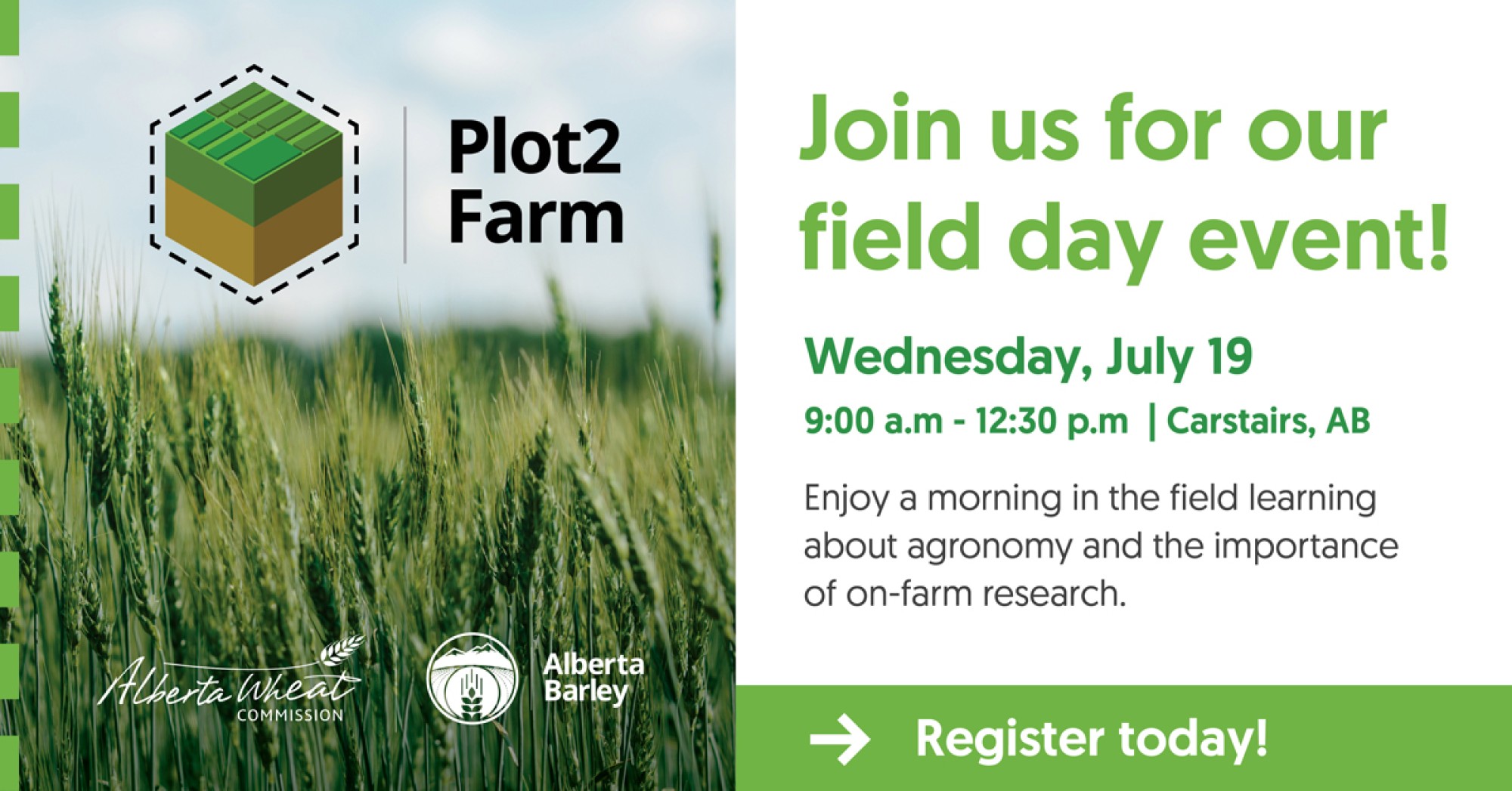 Upcoming field days - Alberta Grains