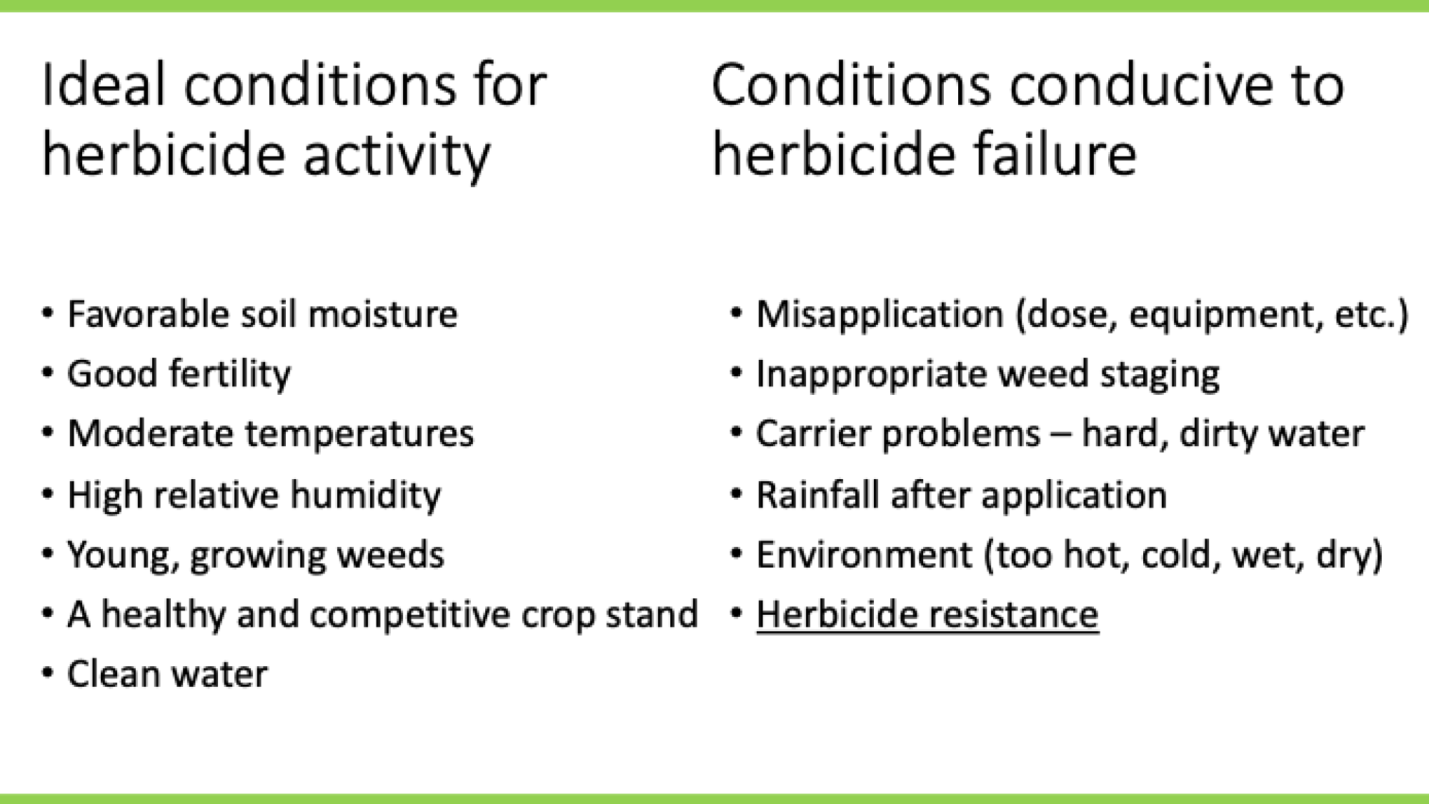 Pre-harvest weed scouting and herbicide resistance - Alberta Grains